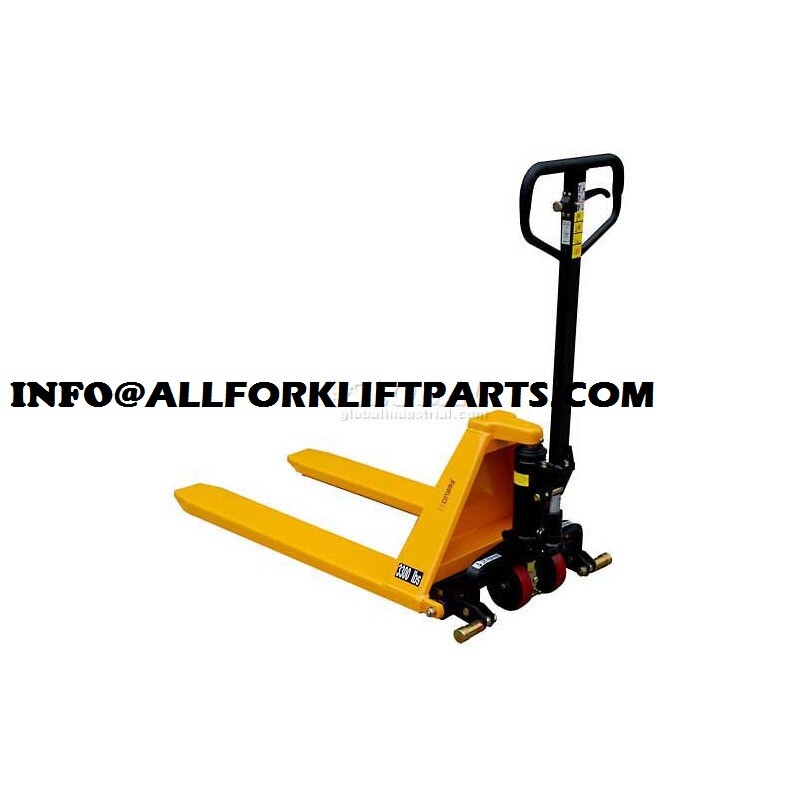 MANUAL PALLET TRUCK 3300 LBs CAPACITY 27X43 HI RISE HIGH LIFT PALLET ...