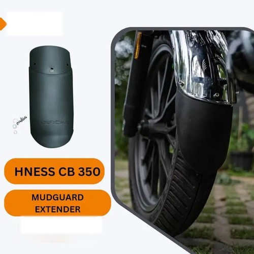 "MUDGUARD EXTENDER, BLACK" FIT FOR HONDA H'NESS CB 350 | eBay