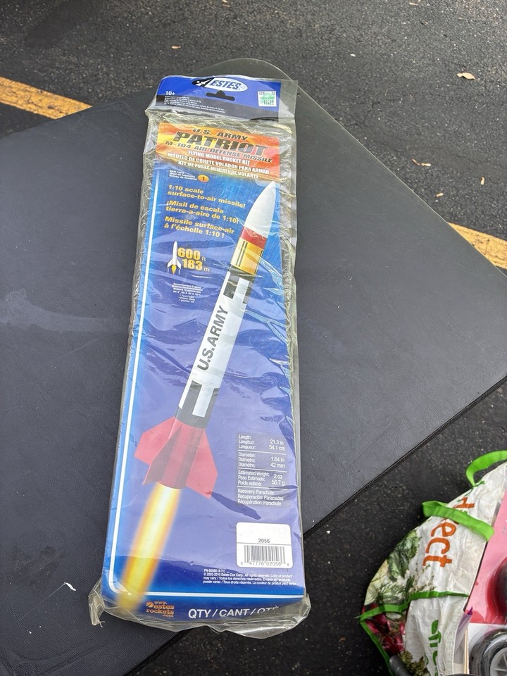 Sealed Estes Patriot Vintage Model Rocket Kit Centuri | eBay