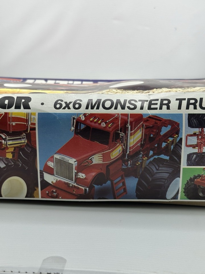 1985 Revell Monogram INTIMIDATOR 6x6 Monster Truck Trailer Semi 1/32 ...