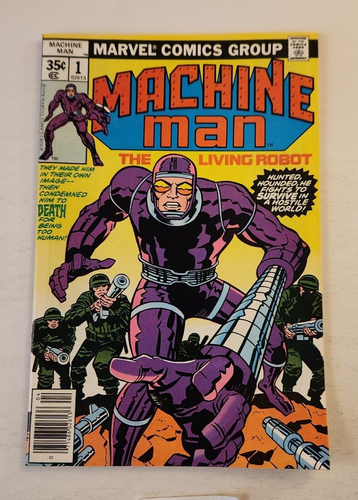 Machine Man #1, Apr 1978, VFN+/NM, by Jack Kirby (Mark's Comics) | eBay