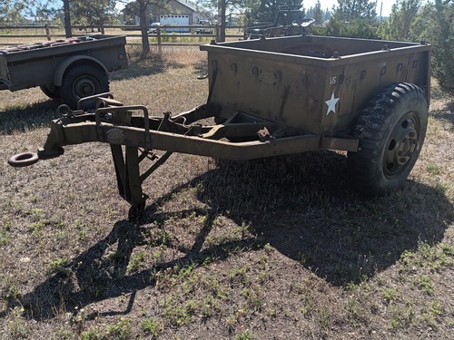 WW2 Military Trailer M10 Halftrack Munitions CCKW Scout Car High Speed ...