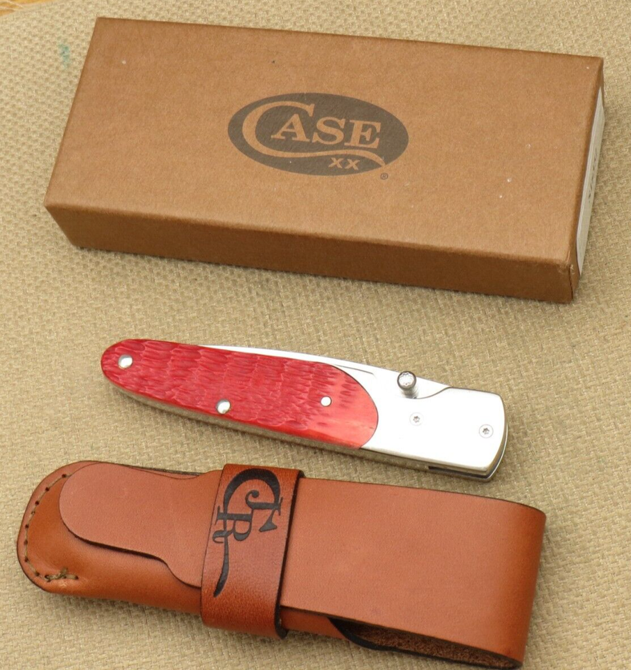 Case XX USA 2005 Stamp 6173L "Slimlock" Liner Lock Knife Red Bovine ...