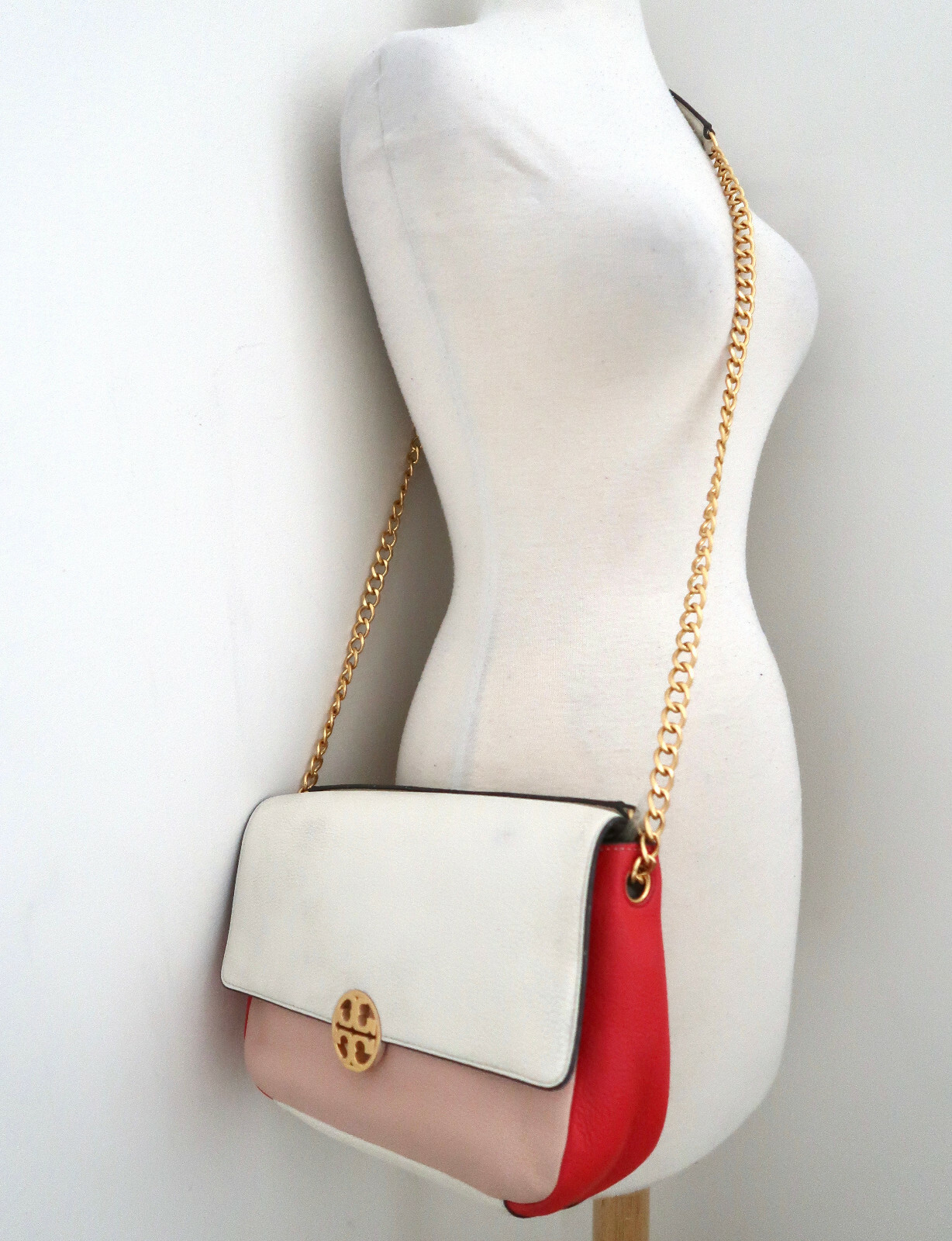 TORY BURCH Colorblock Chelsea Flap Bag - Gem