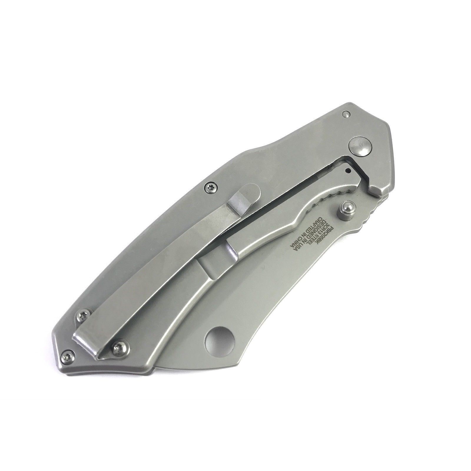 6 COLORS Buckshot Spring Assisted Cleaver Razor Sharp Pocket Knife ...