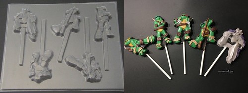 TMNT Teenage Mutant Ninja Turtles Chocolate Candy Soap Lollipop Mold | eBay