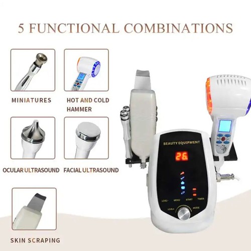 Facial Machine 5 in 1 Skin Care Facial Cleaning Microdermabrasion ...