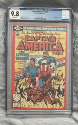 CAPTAIN AMERICA #255 CGC 9.8 Marvel 1981 Frank Miller/Joe Rubinstein ...
