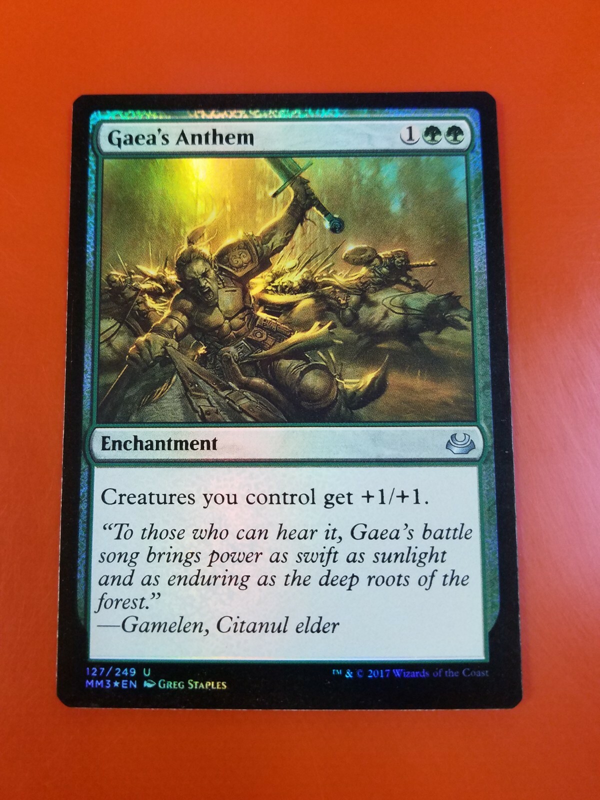 1x Gaea's Anthem | FOIL | Modern Masters 2017 | MTG Magic Cards | eBay