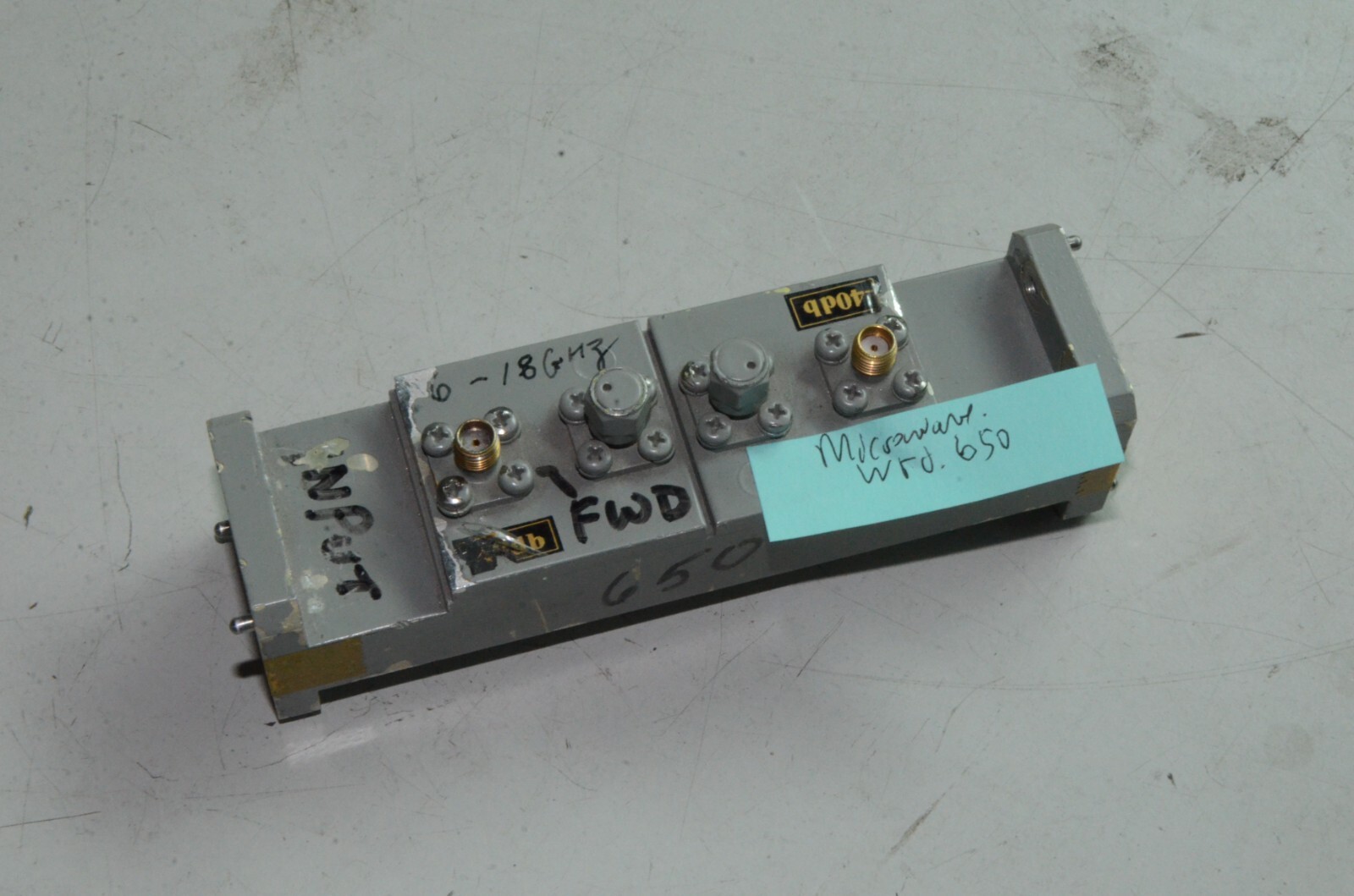 WRD650 6 to 18 Ghz 40 db Double Ridge Waveguide Coupler Microwave ...