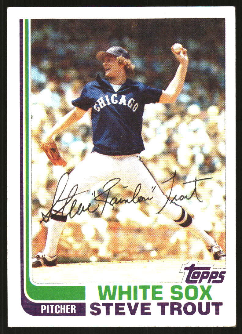 1982 Topps Steve Trout #299 Chicago White Sox | eBay