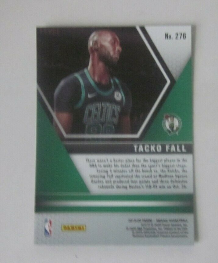 2019-20 Tacko Fall #276 NBA Debut Panini Mosaic RC Base Card | eBay