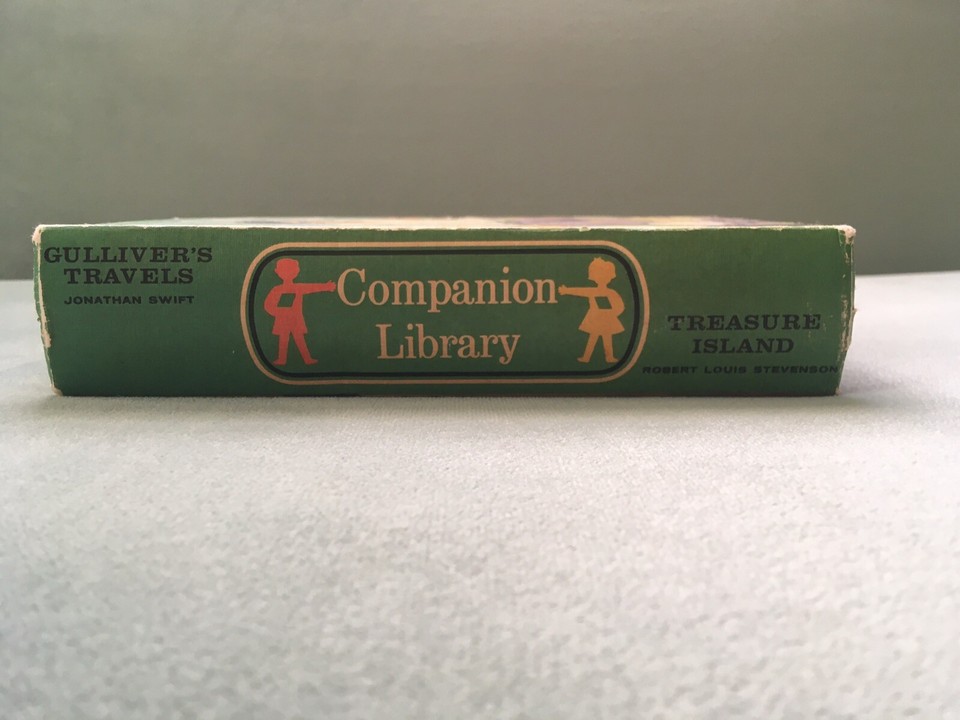 Vintage Treasure Island / Gulliver’s Travels Companion Library Double ...