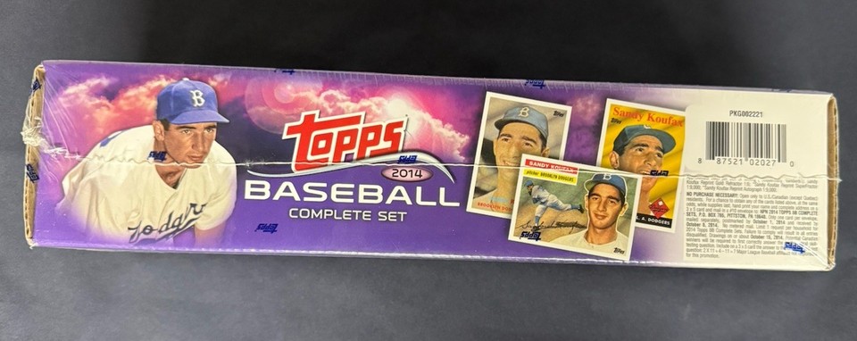 2014 Topps Baseball Complete Factory Sealed Set Chance For Sandy Koufax ...