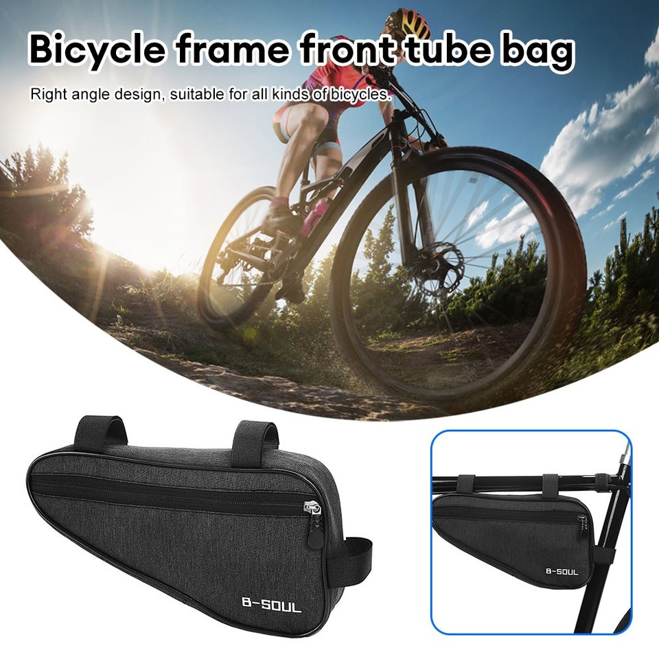 Bike Triangle Frame Bag Bicycle Cycling Triangle Top Tube Front Pouch ...