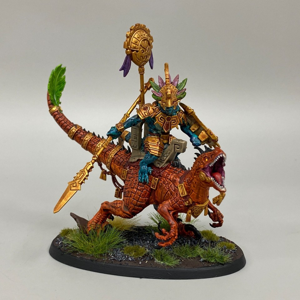 1 LIZARDMEN SERAPHON ARMY/FORCE WARHAMMER AOS PAINTED SAURUS KROXIGOR ...