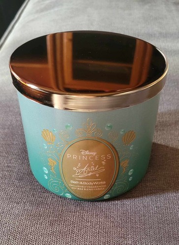 Bath & Body Works Disney Princess ARIEL Limited Edition 3-Wick Candle ...