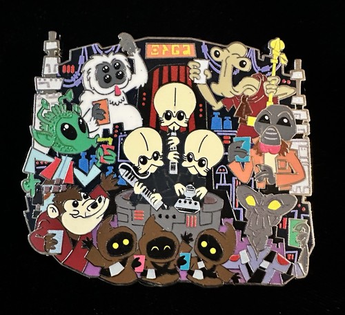 Disney Star Wars New Hope Supporting Cast Family Cluster Pin Jawa Wampa ...