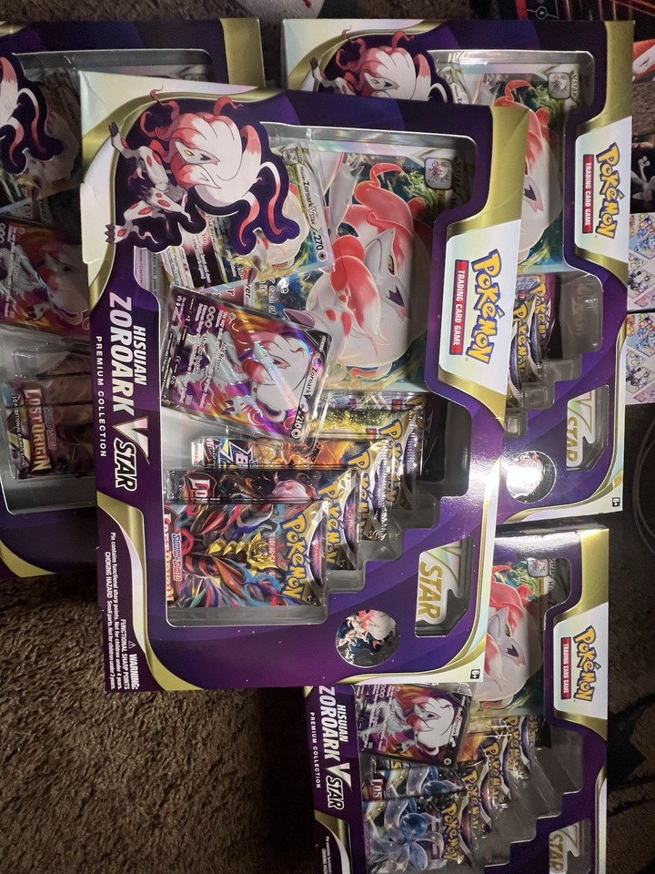 Pokémon Hisuian Zoroark VSTAR Premium Collection SEALED Collector’s ...