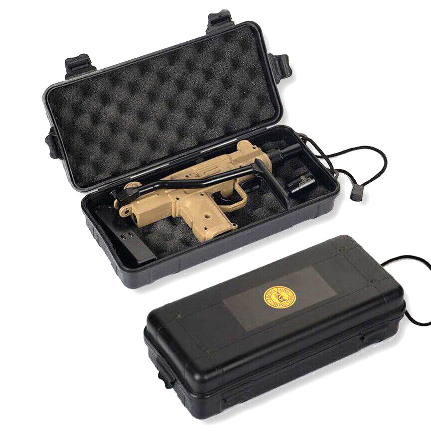 Mini UZI Submachine Gun Pistol LIGHTER & Padded Case ABS/Metal - Jet ...
