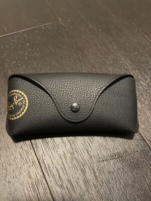 Ray ban Mint leather case only Black with clean | eBay