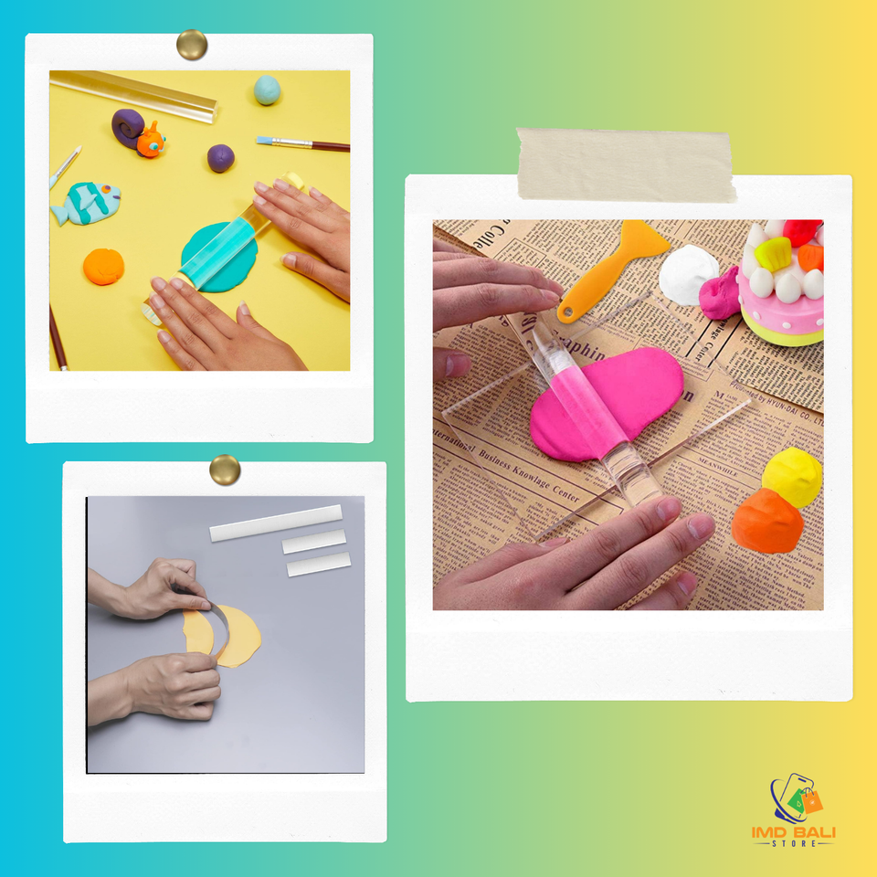Polymer Clay Cutter Tools Acrylic Roller Pin for Sculpting Craft ...