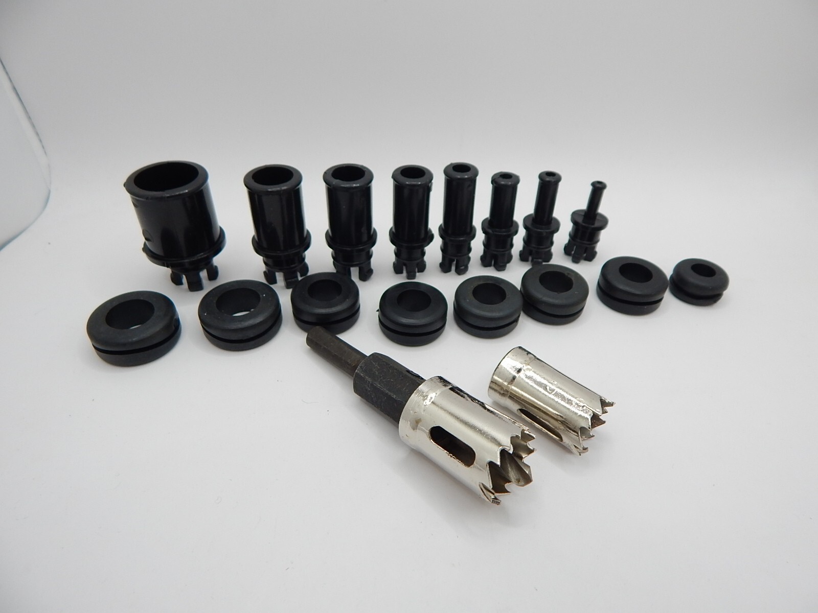 Air Intake Hose Vacuum Sensor Adapter Fitting Kit Hole Saw Grommets 5 ...