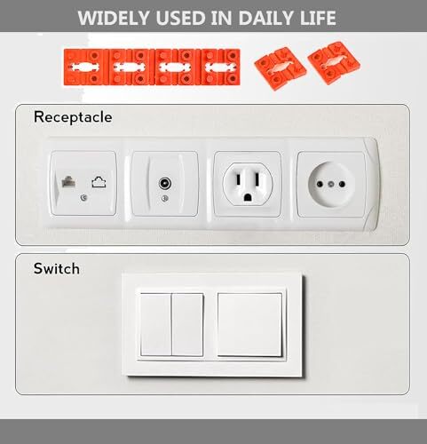 100 Electrical Outlet Spacers Switch Receptacle Spacer for Electric Box ...