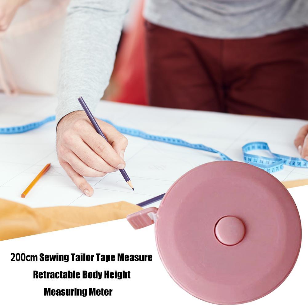 2m Retractable Measure Tape Kid Height Size Gauge Measurement Ruler ...
