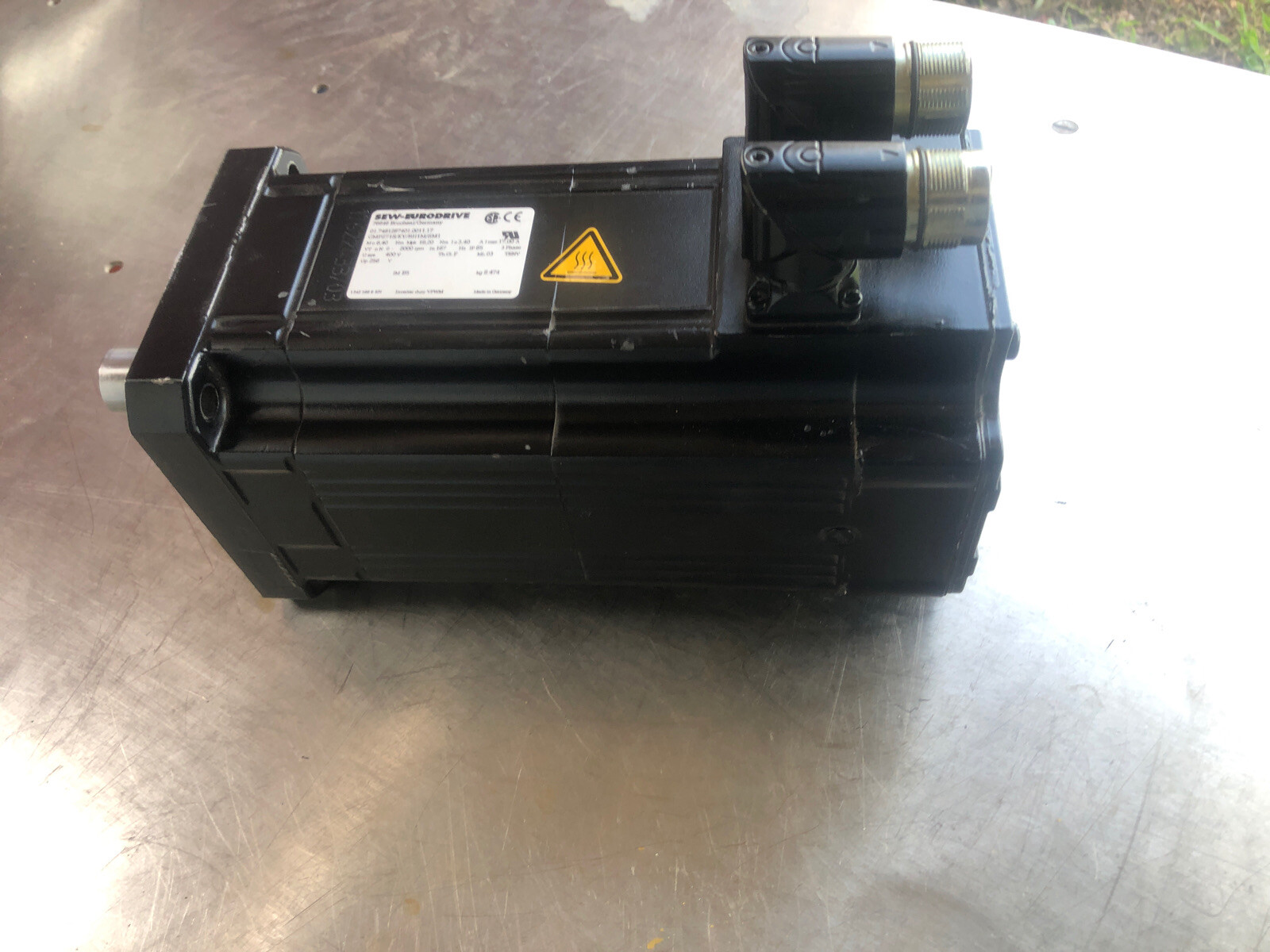 SEW Eurodrive CMP Servo Motor CMPZ71S/KY/RH1M/SM1, 6.4Nm (19.2Nm ...