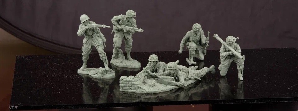 PLASTIC PLATOON US soldiers 3 sets Toy soldiers 1:32 RELEASE 2024 | eBay