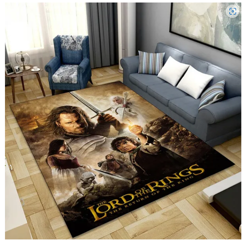 Lord Of the rings The Return Of The King Rug 80 x 160cm LOTR Carpet ...