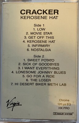 CRACKER - KEROSENE HAT - RARE PROMO Cassette Tape - Virgin - Mint ...