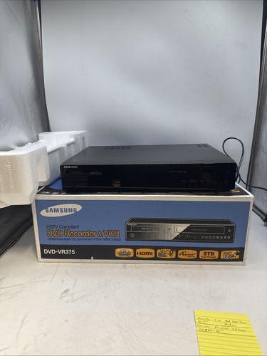 Samsung DVD-VR375 DVD/VCR Combination Player DVD Recorder No Remote ...