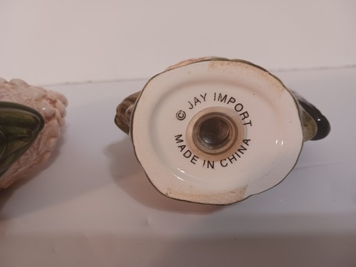 Vtg Jay Import Ceramic Rooster Salt And Pepper Shakers | eBay