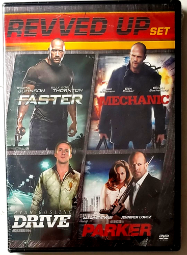 Revved Up Set: Drive / Parker / Faster / The Mechanic [DVD] WS, 2017 ...
