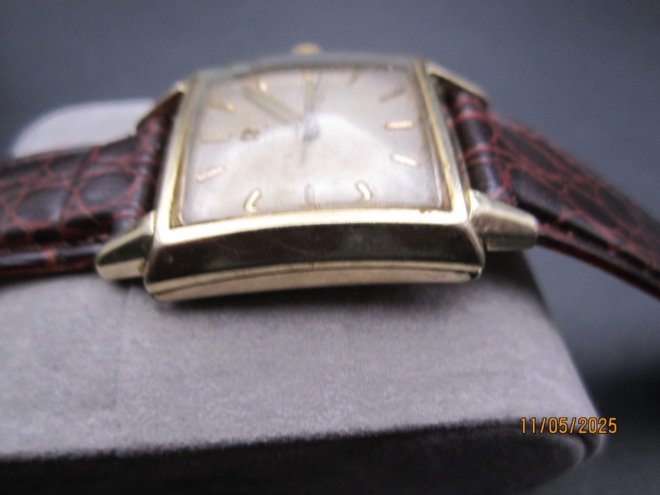 VINTAGE SQUARE OMEGA AUTOMATIC 17JEWEL CAL 470 RUNS GOOD | eBay