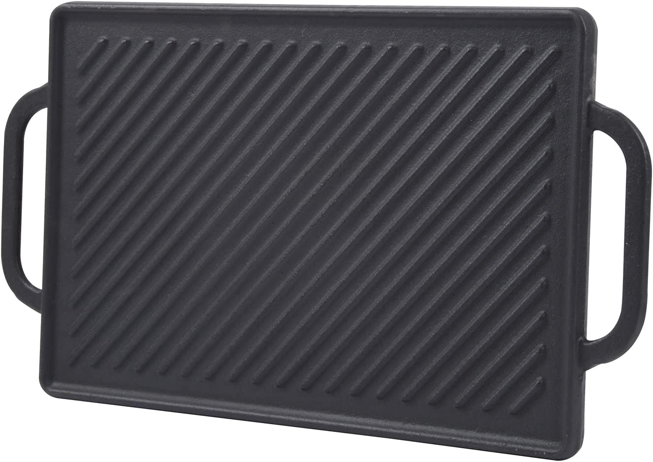 Cast Iron Reversible Grill Griddle, Double Sided for Gas Grills and ...