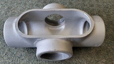 X87 CROUSE HINDS 3" TYPE X MALLABLE CONDULET FORM 7 WITH COVER AND GASK ...