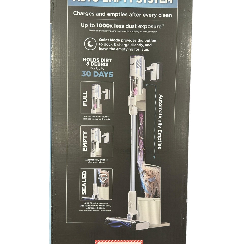 Shark Detect Pro Auto-Empty Bagless Cordless HEPA Filter Stick Vacuum ...