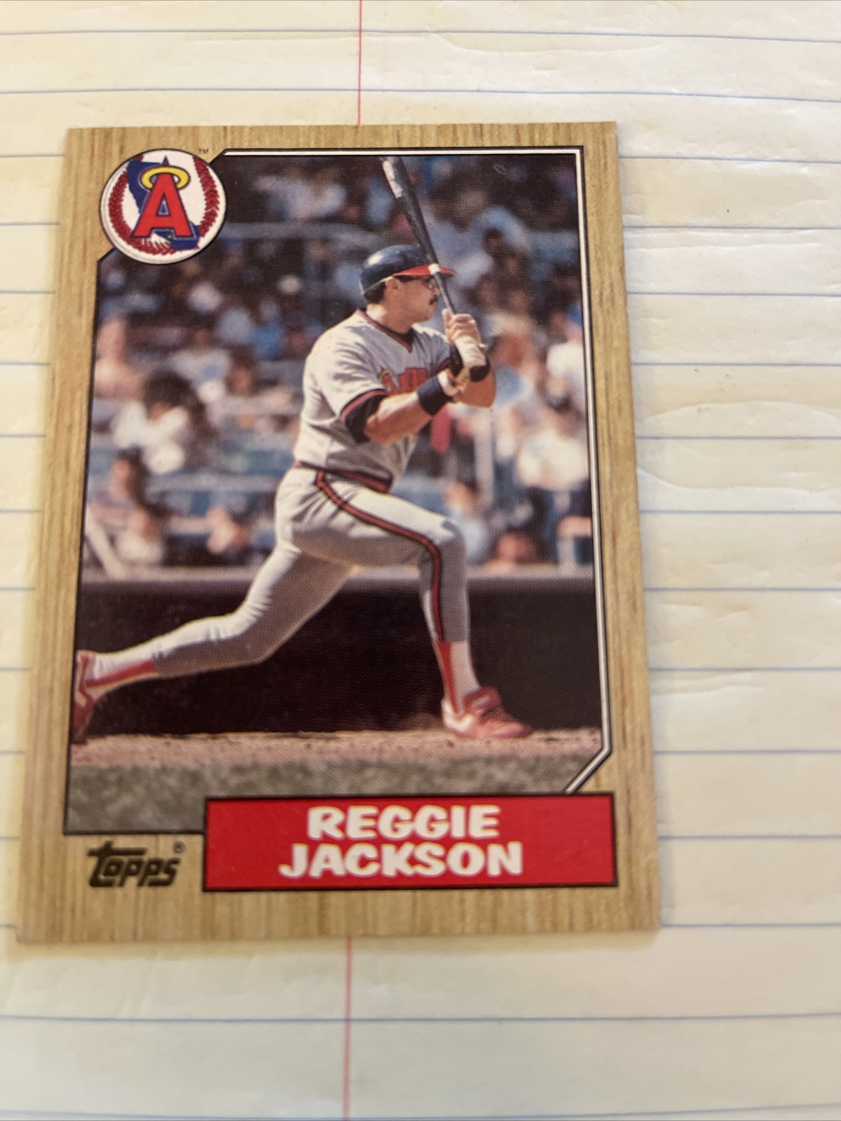 1987 TOPPS REGGIE JACKSON BASEBALL CARD | eBay