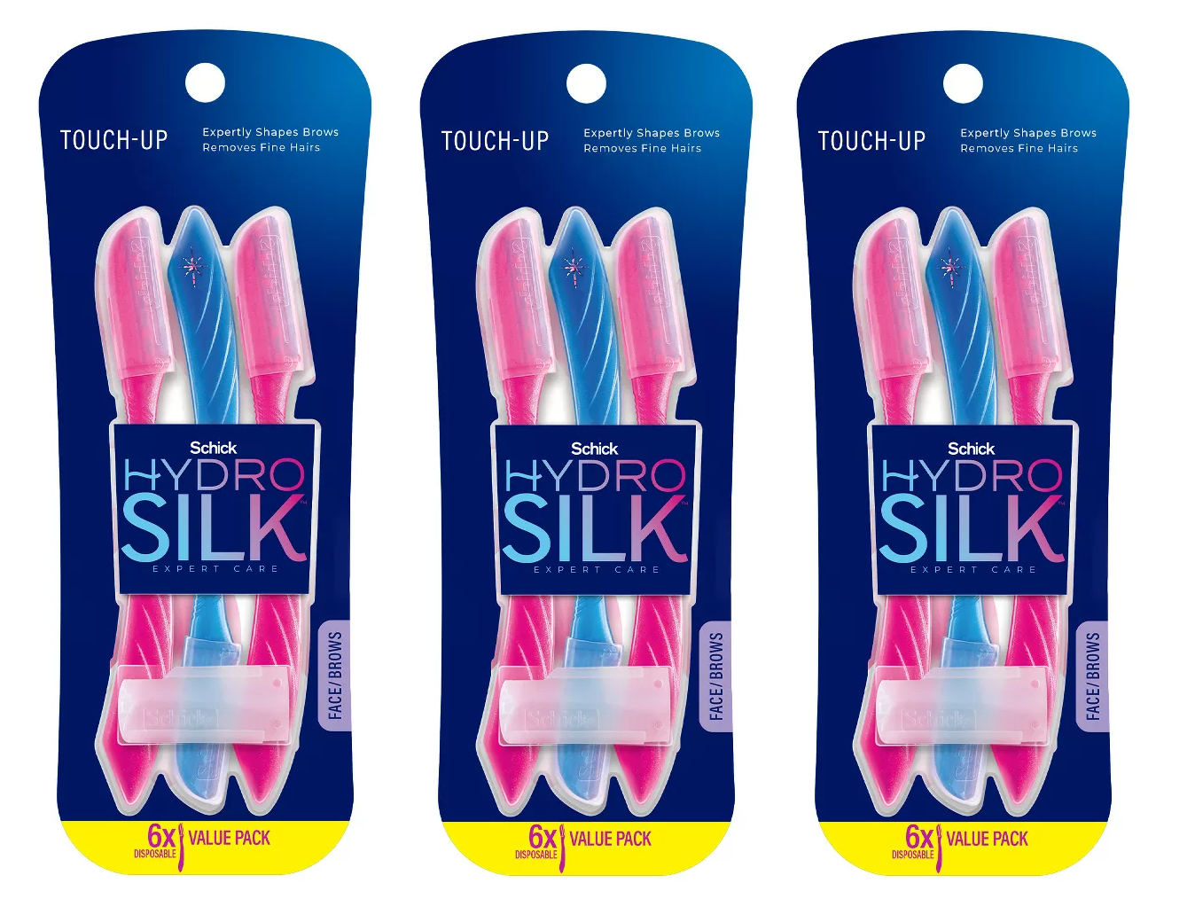 Schick Hydro Silk Touch-Up Dermaplaning Tool with Precision Cover - 18 ...