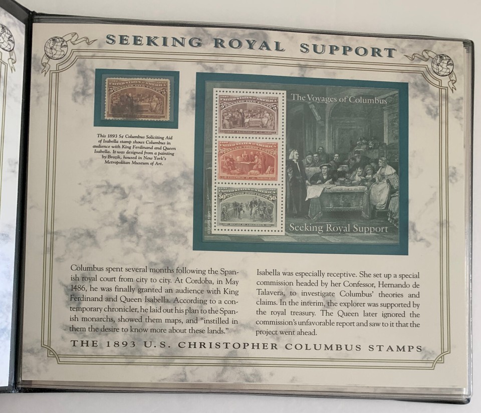 The 1893 U.S. Christopher Columbus Stamps Postal Commemorative Society ...