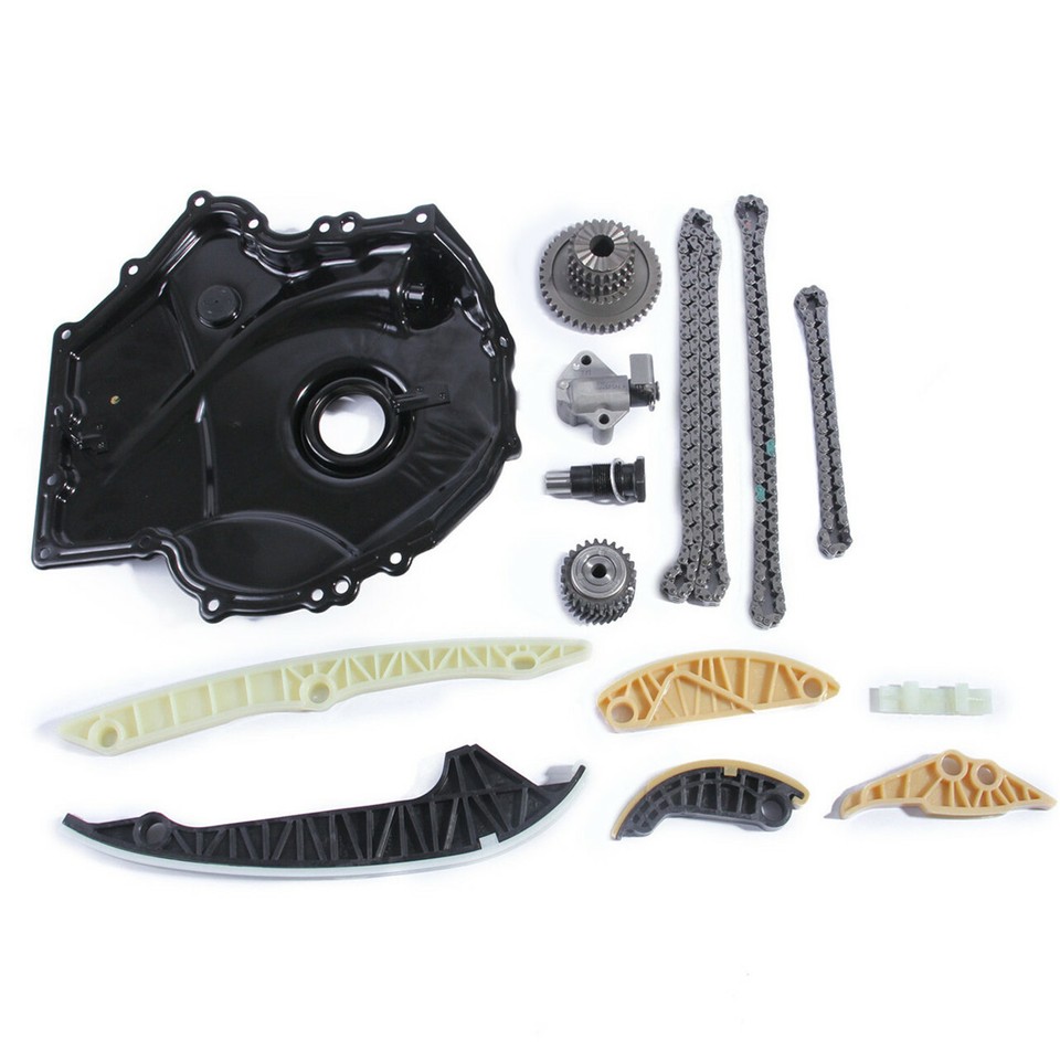 Engine Timing Chain&Cover Kit FitFor VW Jetta Golf EOS CC AUDI A3 A4 TT ...