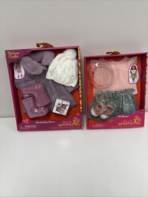 Our Generation Wonderfully Warm & All Aflutter Outfits for 18" Dolls ...