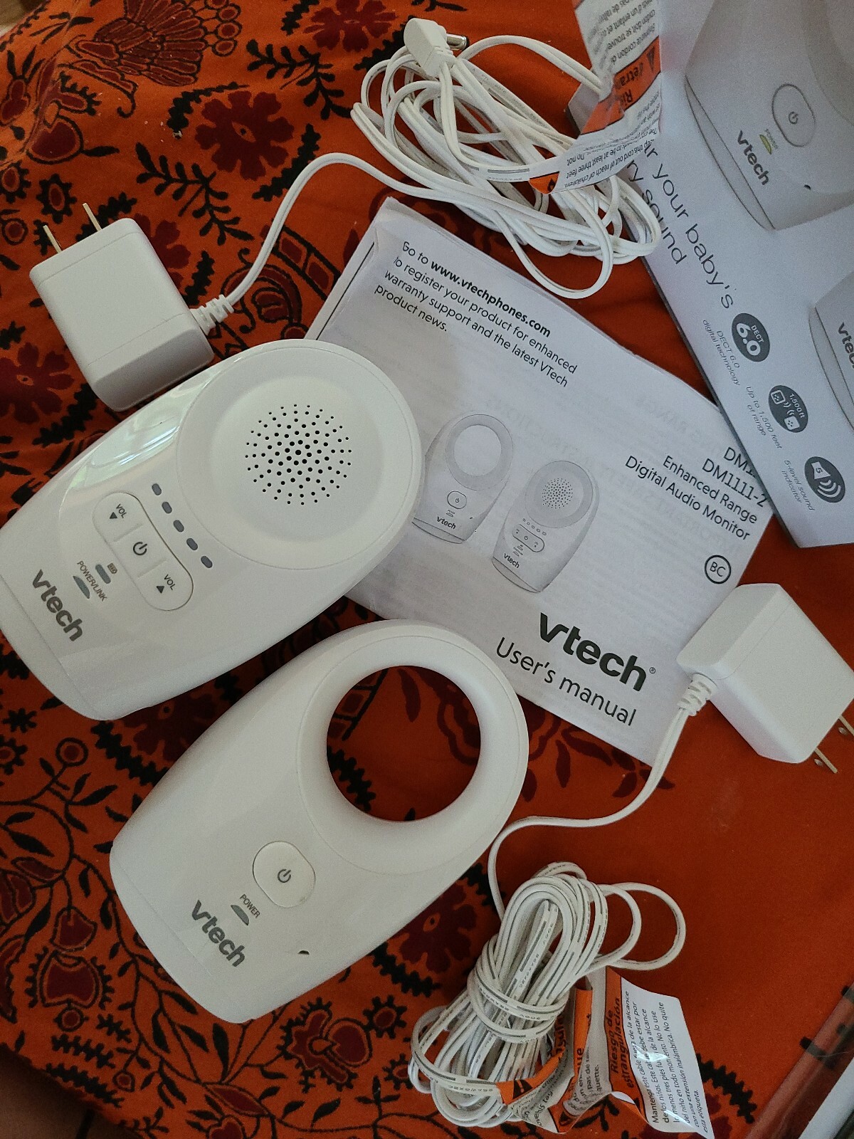 VTech DM1111 Enhanced Range Digital Audio Baby Monitor, 1 Parent Unit ...