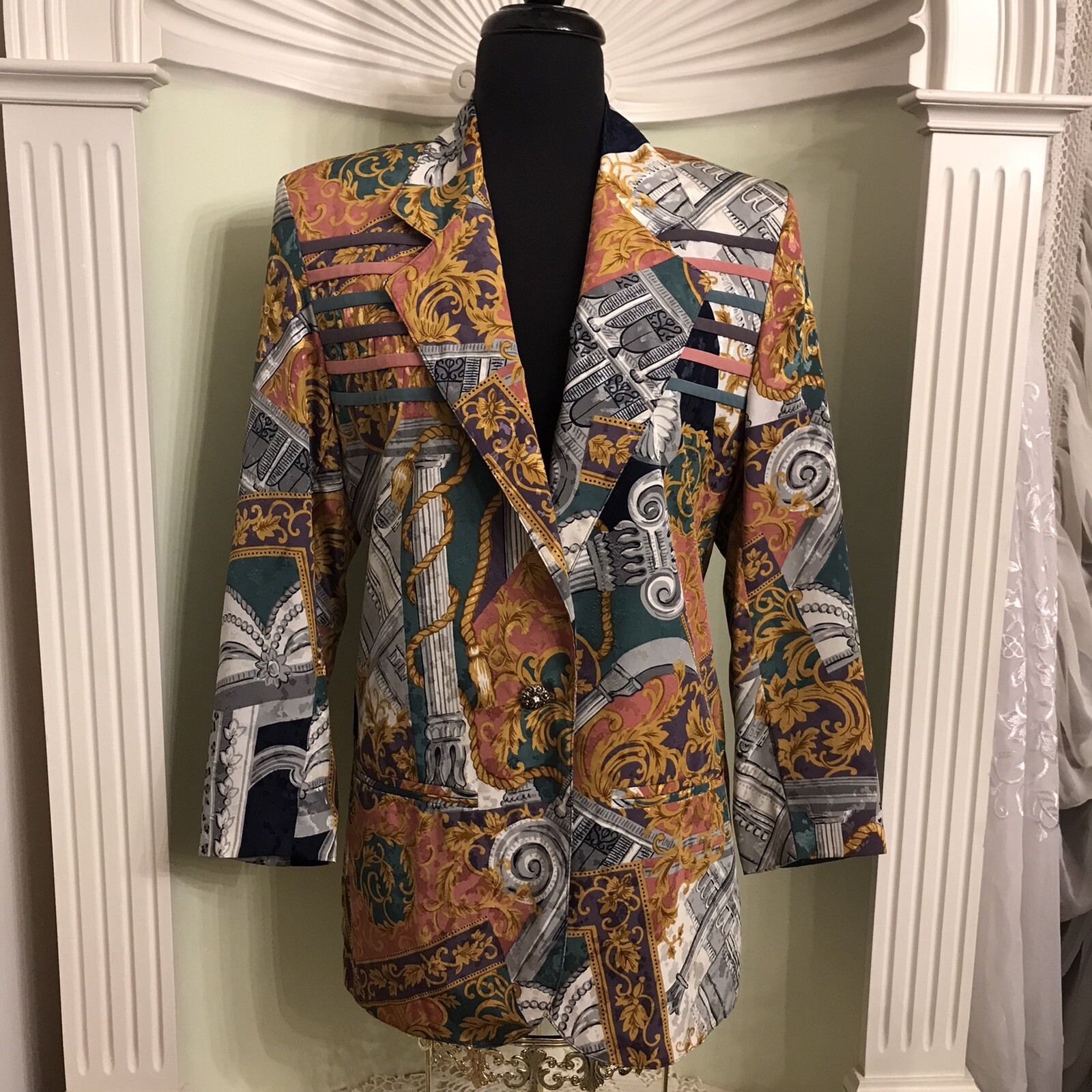 VINTAGE HOWARD WOLF. Lined Blazer Jacket. USA. Cla… - Gem