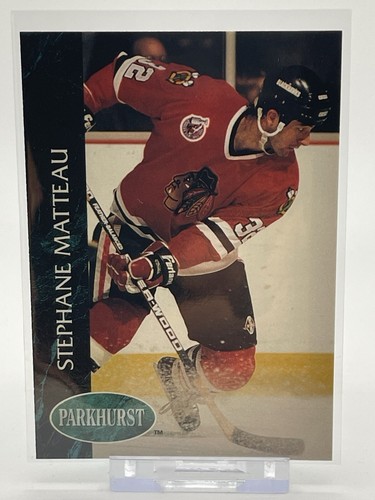 1993 Pro Set Parkhurst Hockey Card #268 Stephane Matteau Chicago ...