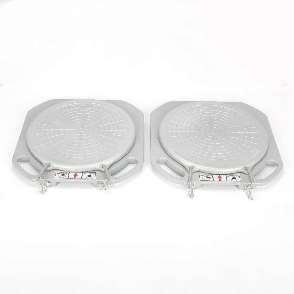 Wheel Alignment Turntable Plates 1 Pair 11,000 LBS Load Capacity ...