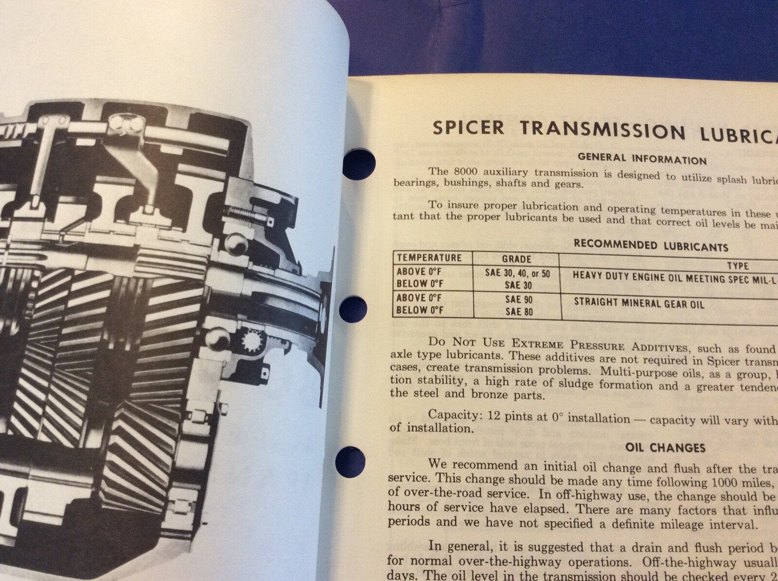 Dana Spicer Transmission Service Manual 8000 Series 4-speed Auxiliary ...